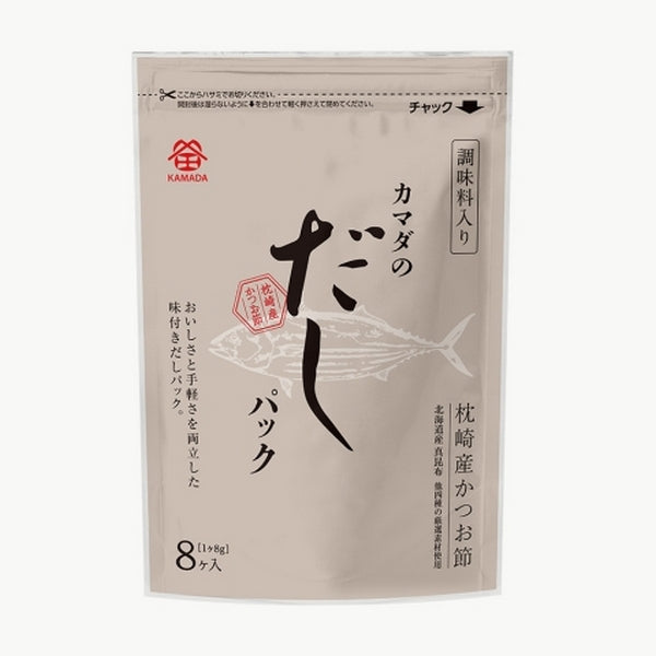 Kamada Seasoned Dashi Pack 8g x 8pks – Fukuya Foods